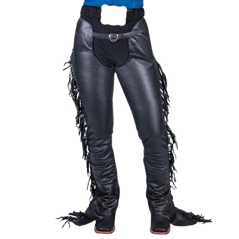 Sheriff Brown Mens Leather Chaps