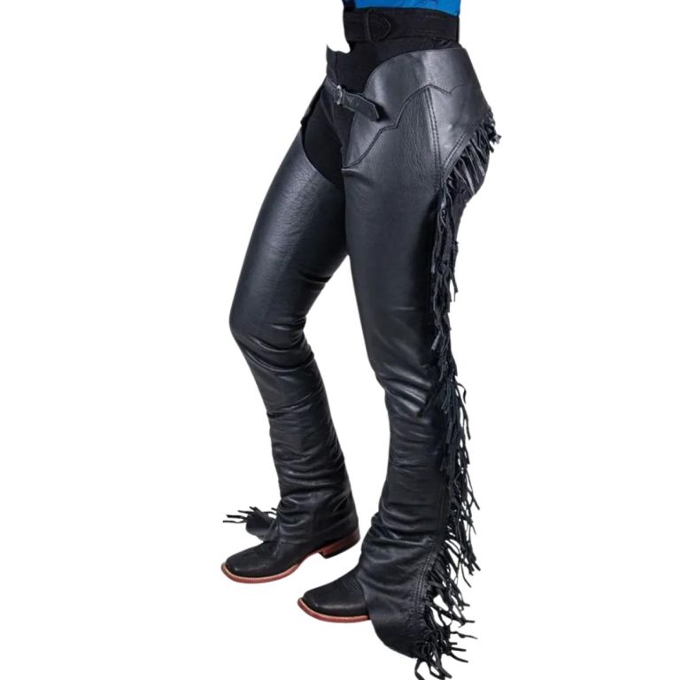 Buckaroo Rider Men Leather Western Chaps
