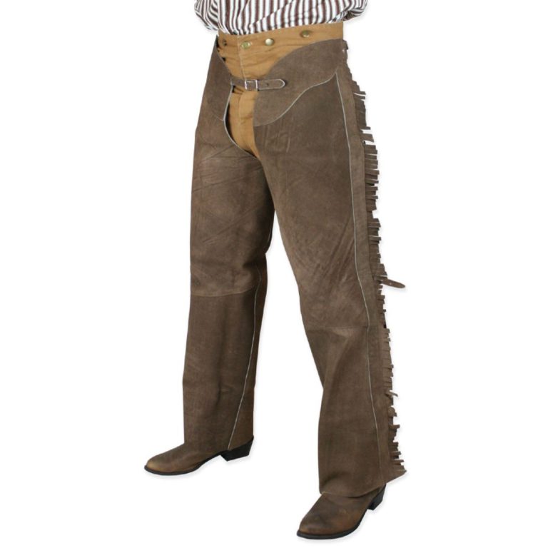 Rustlers Ride Cowboy Leather Western Chaps