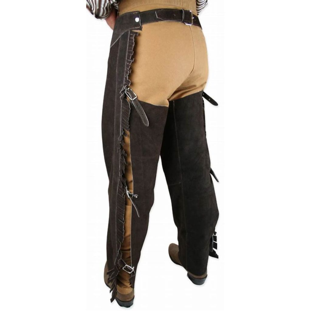 Rustlers Ride Cowboy Leather Western Chaps