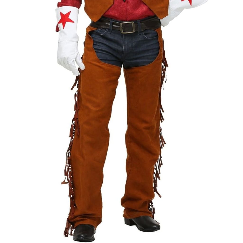 Rustlers Ride Cowboy Leather Western Chaps