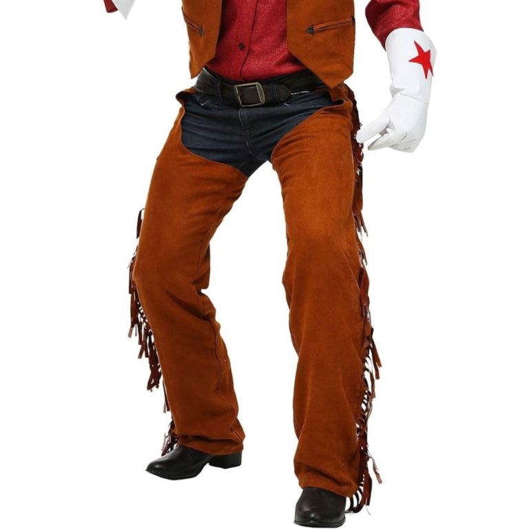 Ranch Rider Brown Leather Western Chaps