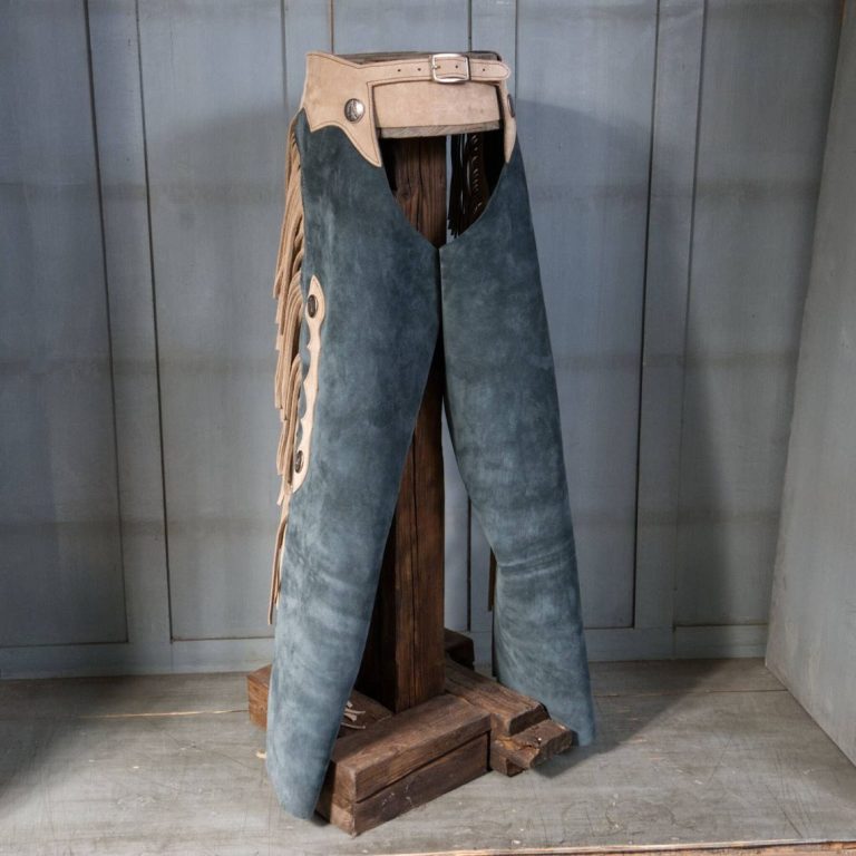Rustlers Ride Cowboy Leather Western Chaps