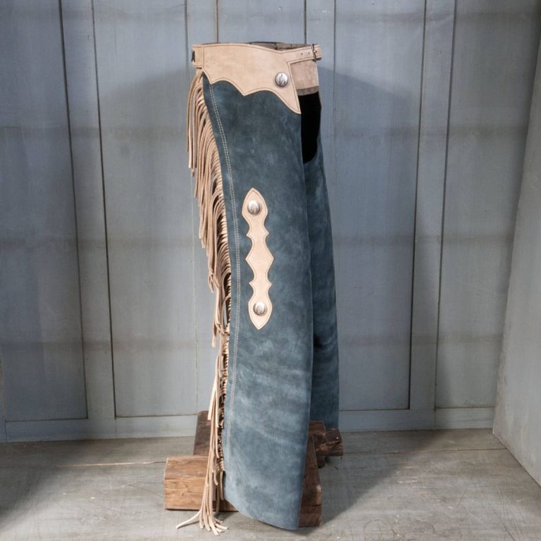 Ranch Rider Brown Leather Western Chaps