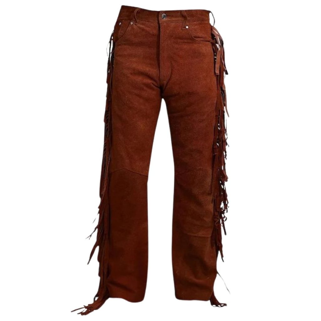 Bronco Buster Western Cowboy Leather Chaps