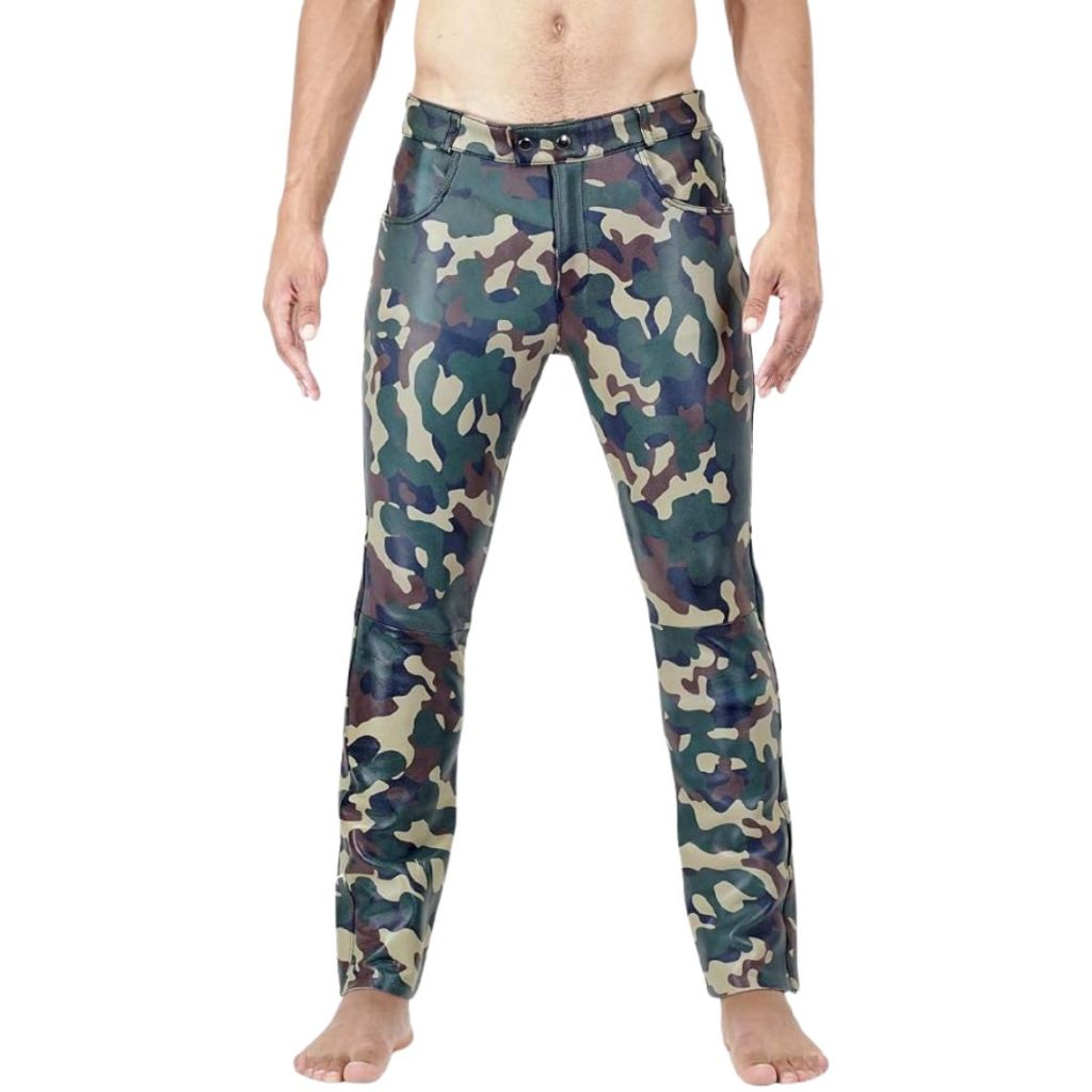 Sheriff Brown Mens Leather Chaps