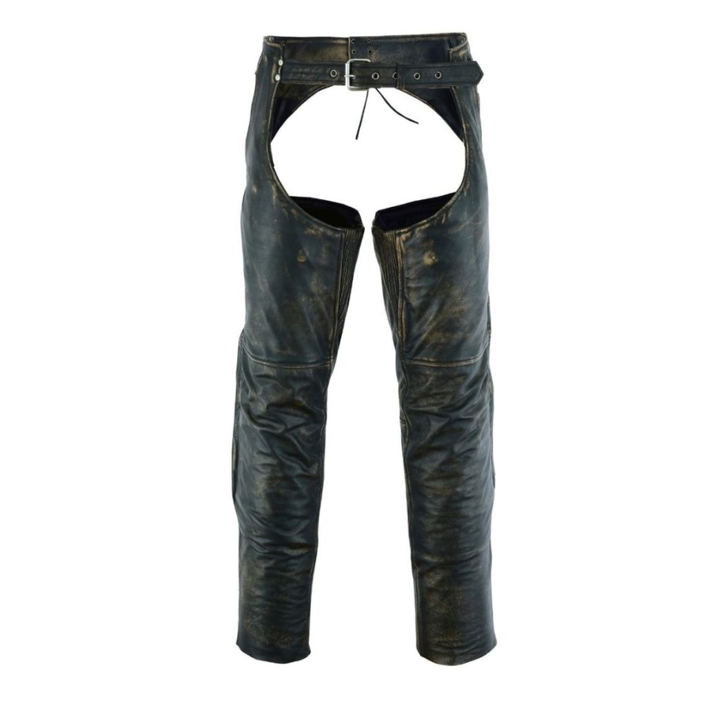 Womens Cityscape Black Assless Chaps