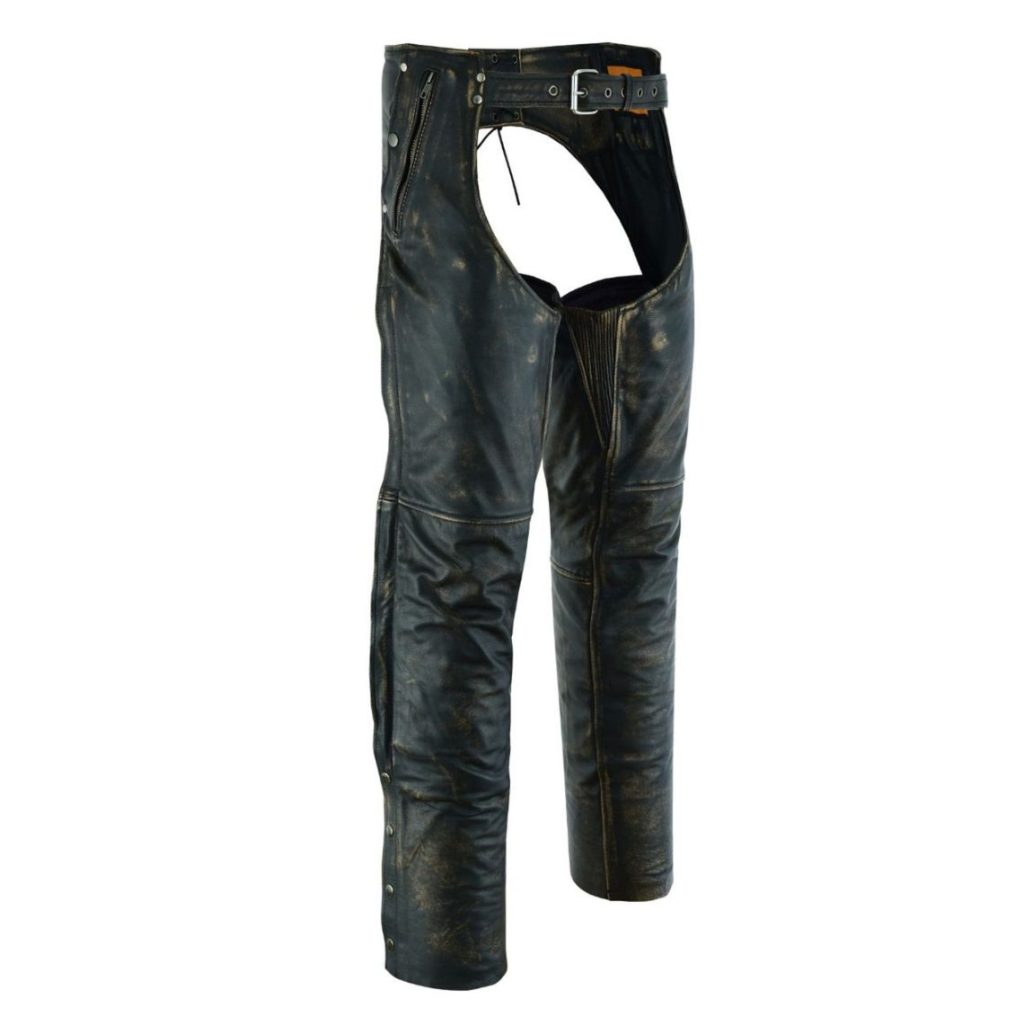Womens Cityscape Black Assless Chaps