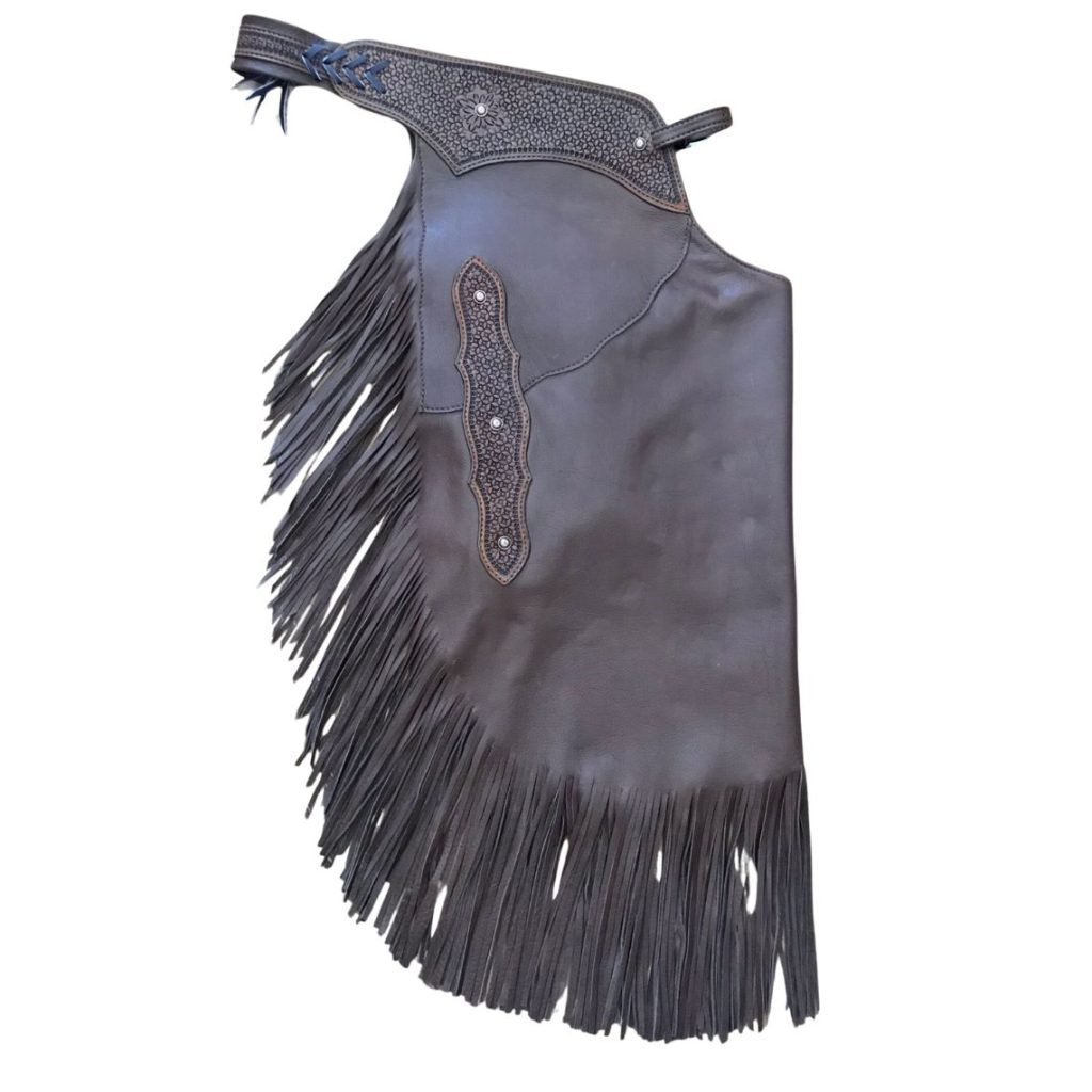 Silk Smooth Leather Western Chaps