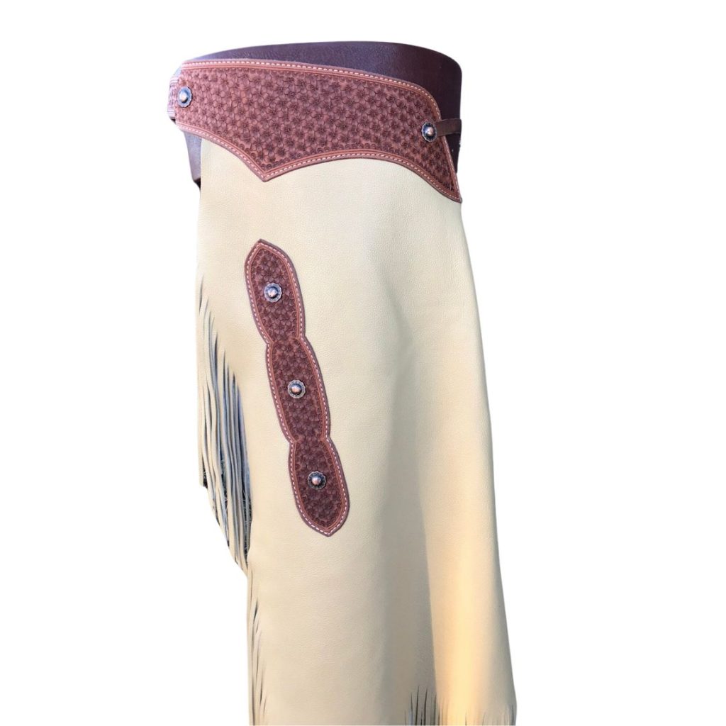 Silk Smooth Leather Western Chaps