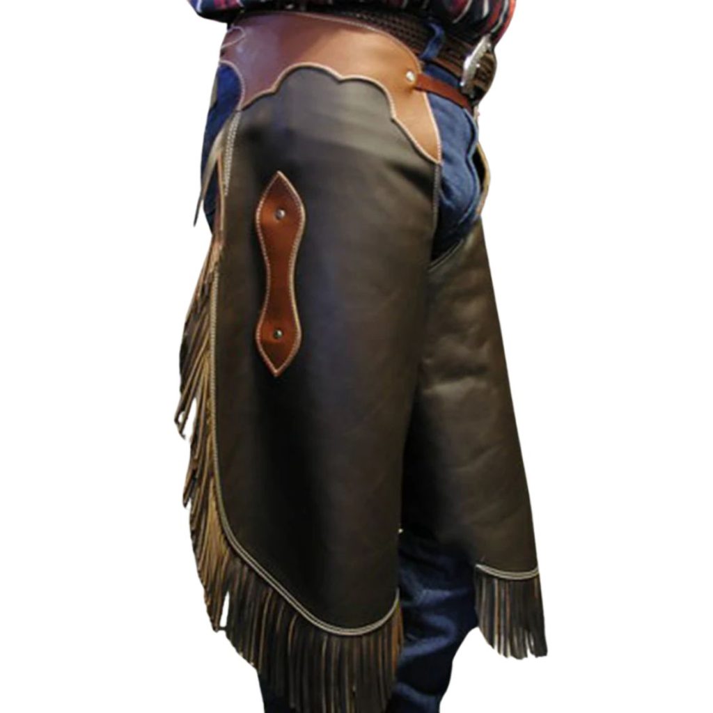 Norma Womens Western Chaps With Fringe