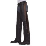 Bronco Buster Western Cowboy Leather Chaps