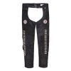 Bronco Buster Western Cowboy Leather Chaps