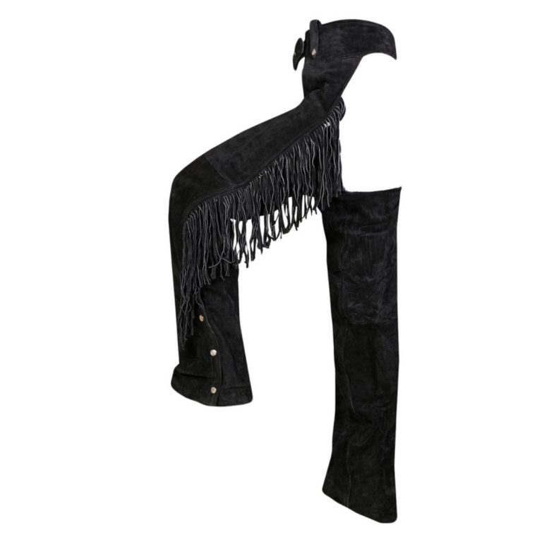 Norma Womens Western Chaps With Fringe